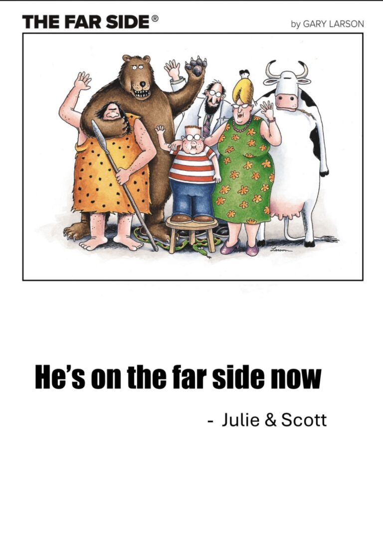 Day 1738 and On The Far Side – Julie Fredrickson